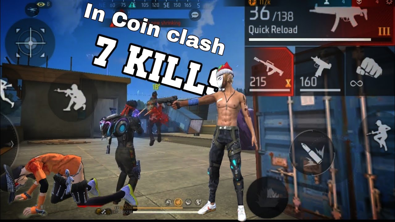 1 Vs 1 situation in coin clash and 7 kills in dangerous situation - YouTube