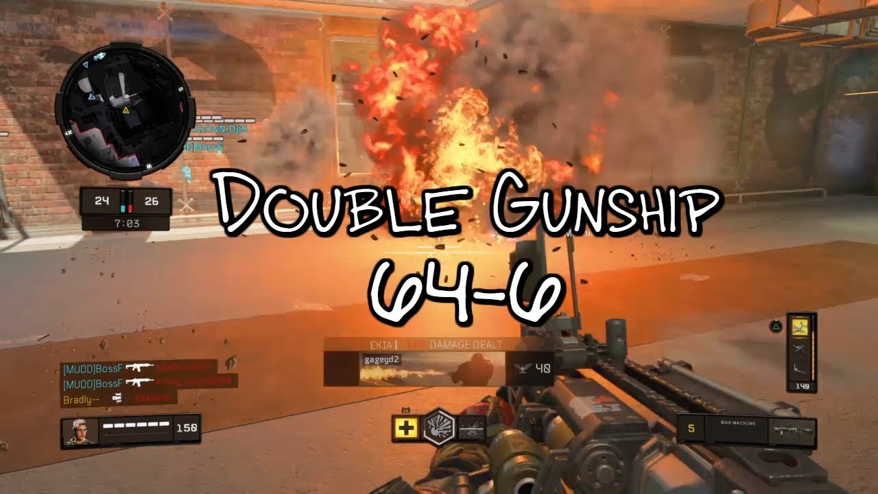 How To Get 2 Gunships and Go 64-6!!! Bo4 GAMEPLAY!! - YouTube