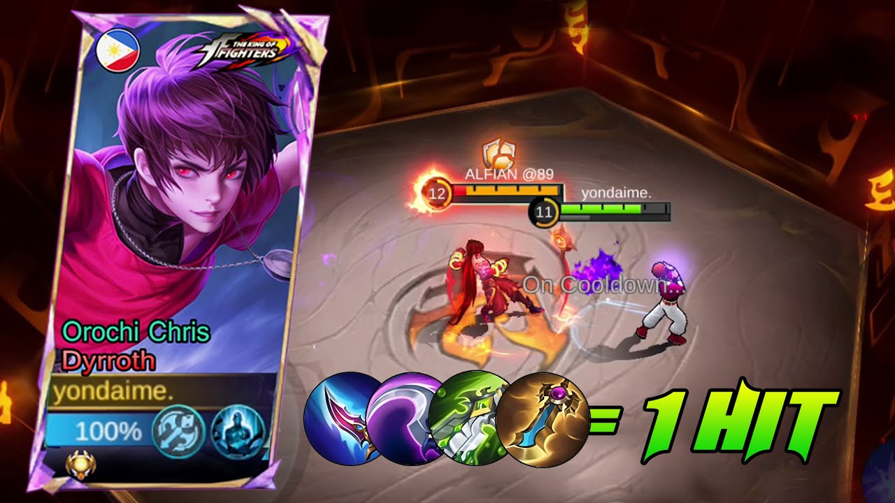 DYRROTH BEST 1 HIT BUILD | MLBB - YouTube