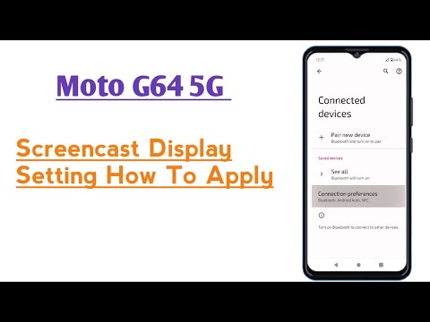 Moto G64 5G || How To Use Screencast Feature - YouTube