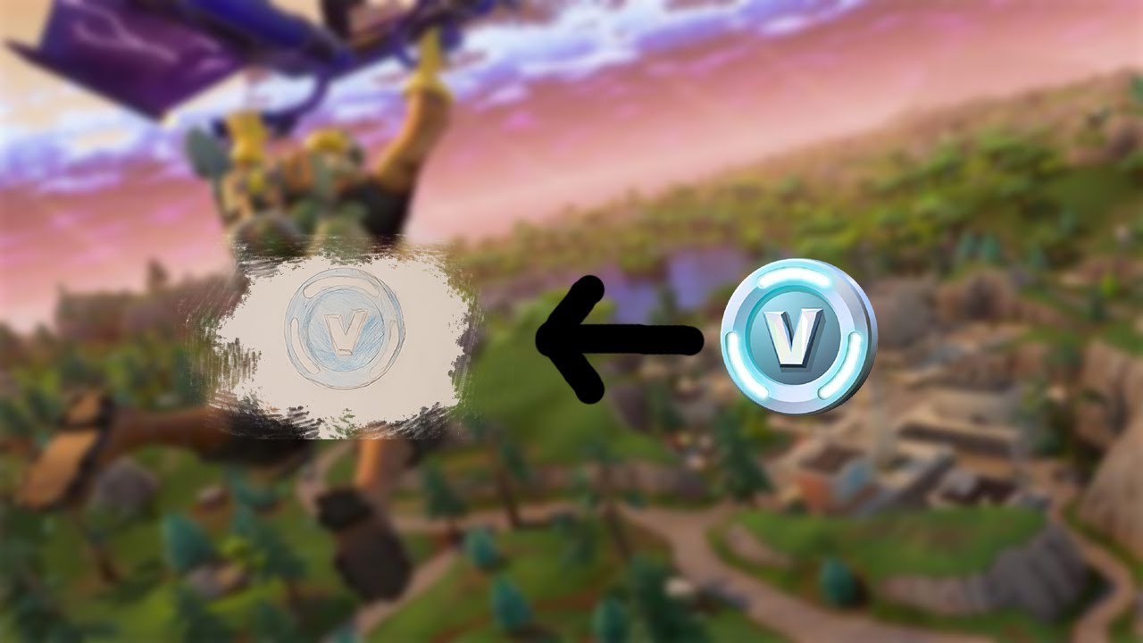 איך לצייר ויבאקס מפורטנייט-[How to draw V-Bucks[fortnite - YouTube