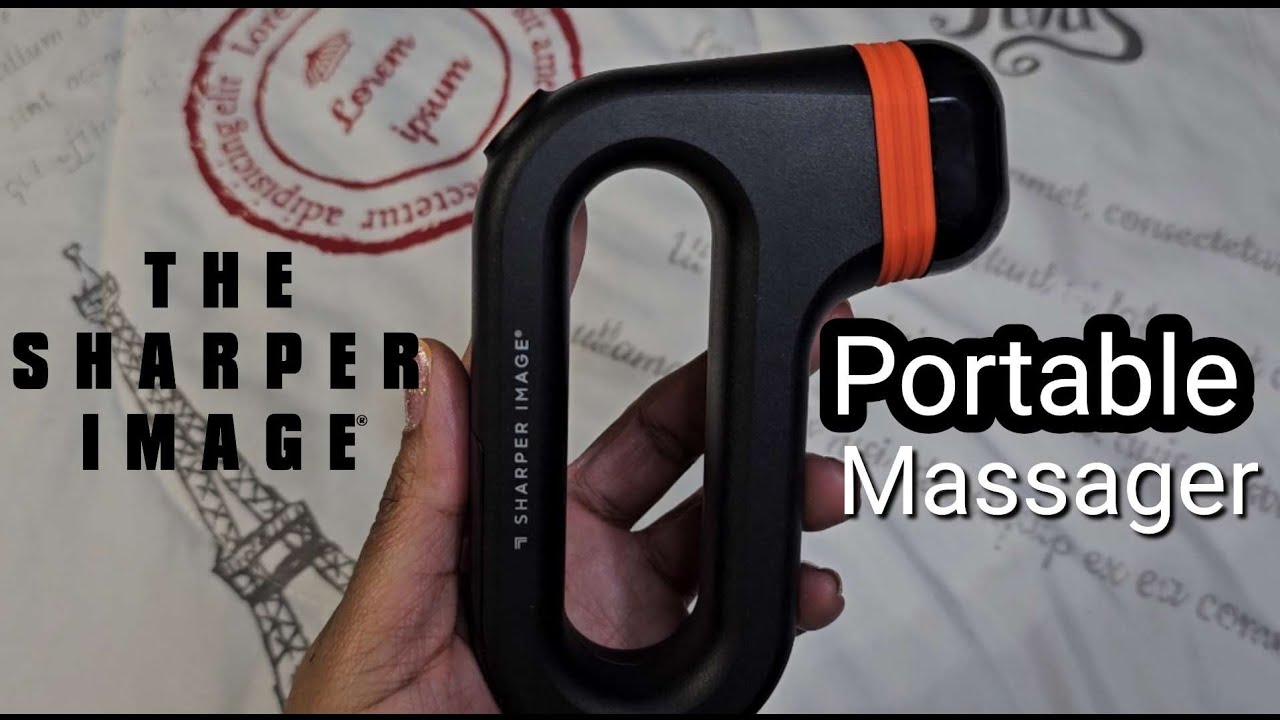 $6.99 Sharper Image Portable Massager - YouTube