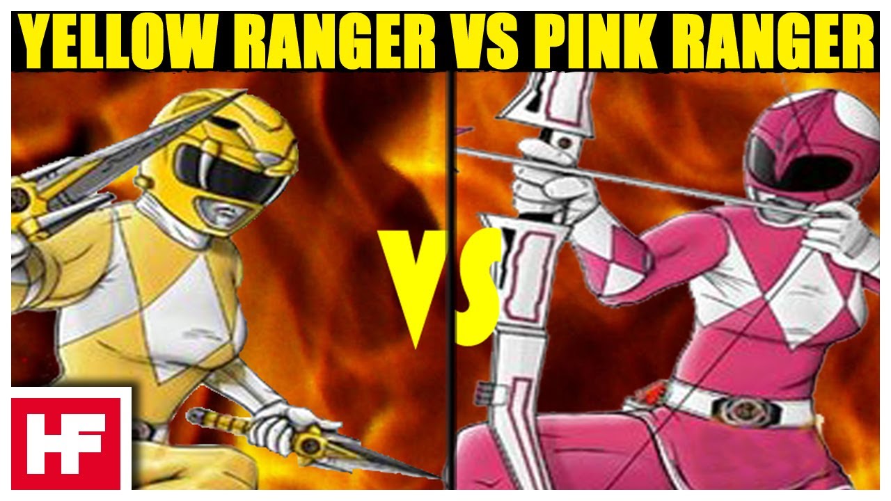 Yellow Ranger VS Pink Ranger *DeathMatch* - YouTube