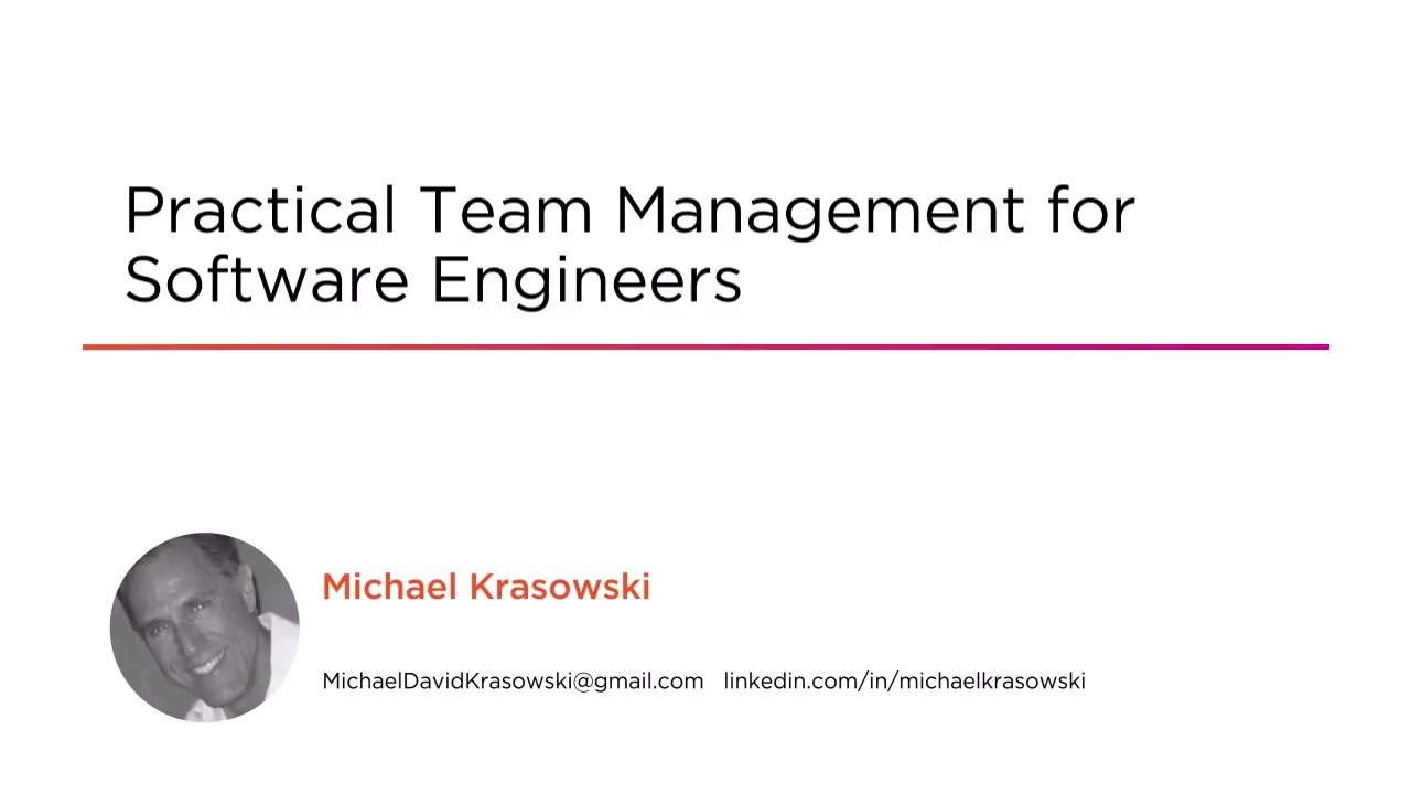 Course Preview: Practical Team Management for Software Engineers - YouTube
