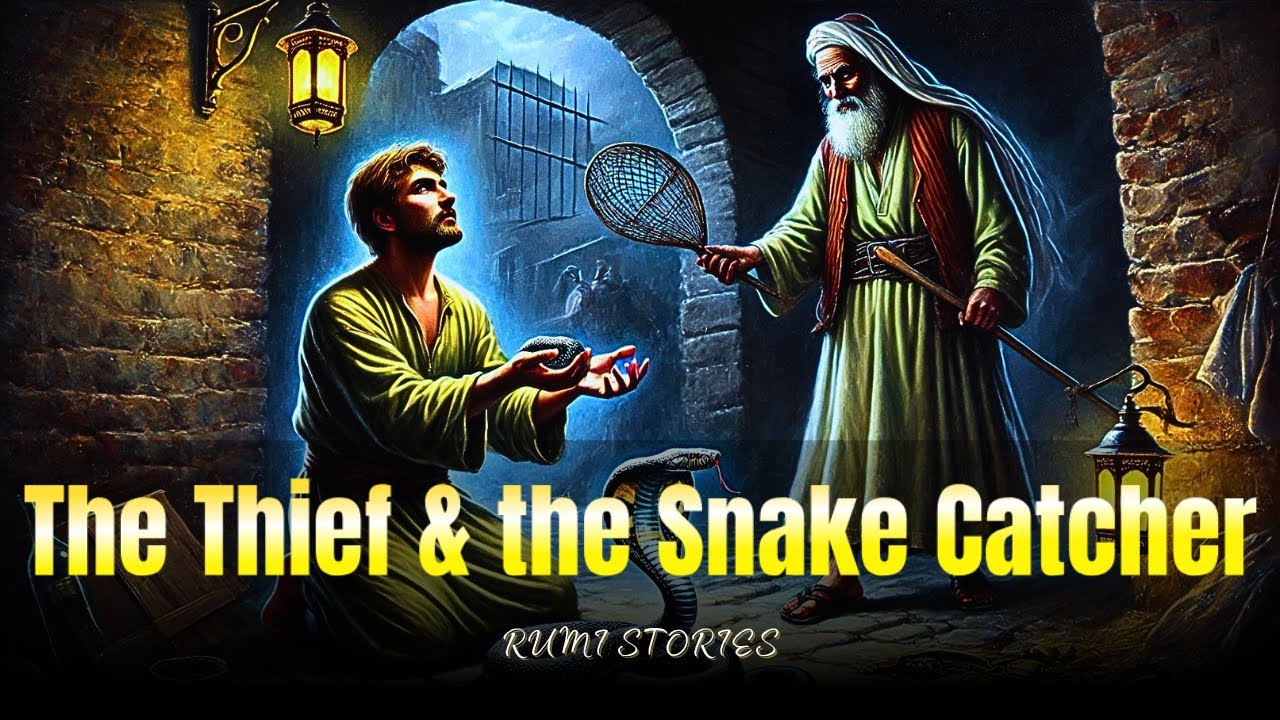 Experience the profound moral lesson in Rumi's "The Thief and the Snake ...