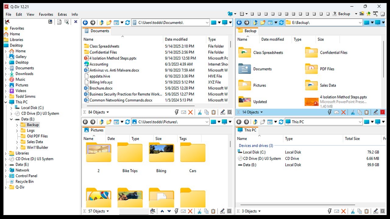 Q-Dir File Manager App Overview - YouTube