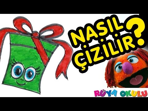Yeni Yıl Hediye Paketi Nasıl Çizilir? - Hediye - Çocuklar İçin Resim Çizme - RÜYA OKULU
