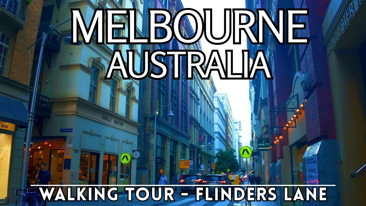 Charming Flinders Lane | Walking Tour (Swanston to Spencer St ...