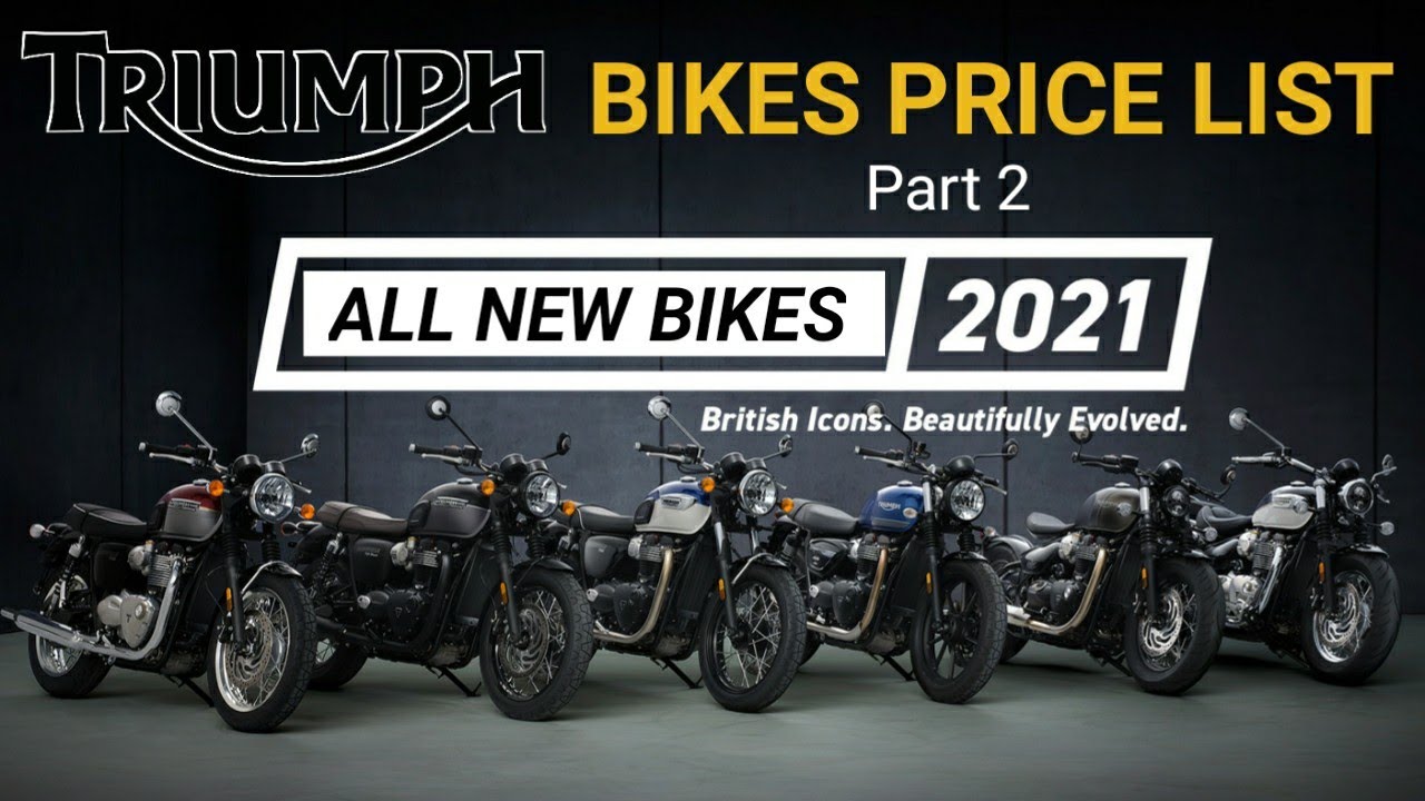 2021 Triumph Motorcycle Price List | Part 2 | Mileage | Top Speed | On ...