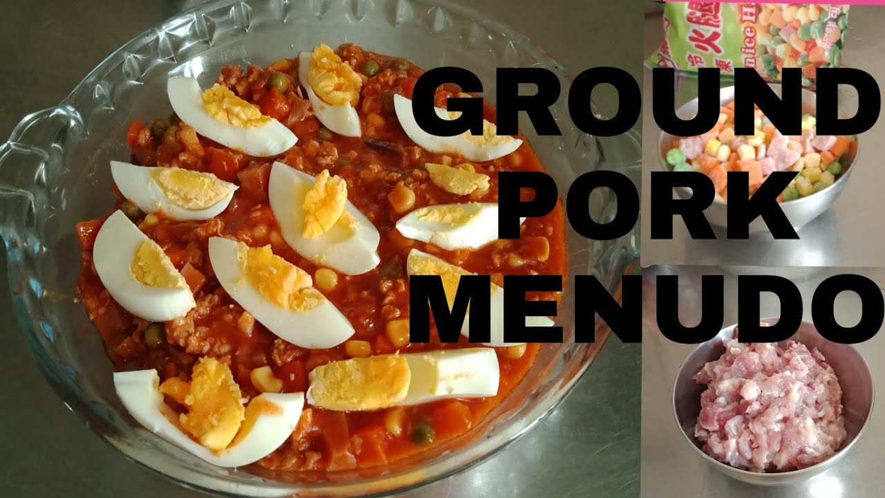 SIMPLENG PORK MENUDO WITH EGG TOPPING - YouTube