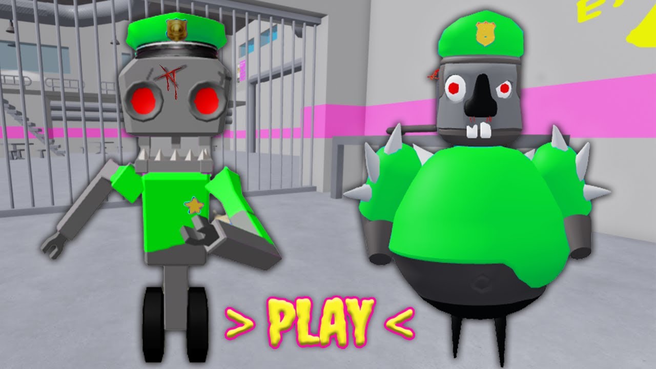 SECRET UPDATE | NEW ZOMBIE ROBOT BILLY Vs POLICEWOMAN ROBOT | POLICE GIRL PRISON RUN (Obby) # ...