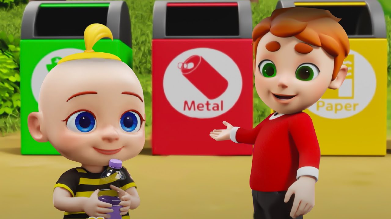 Clean Up Trash Song + Good Habbit Nursery Rhymes for Kids, Educational ...
