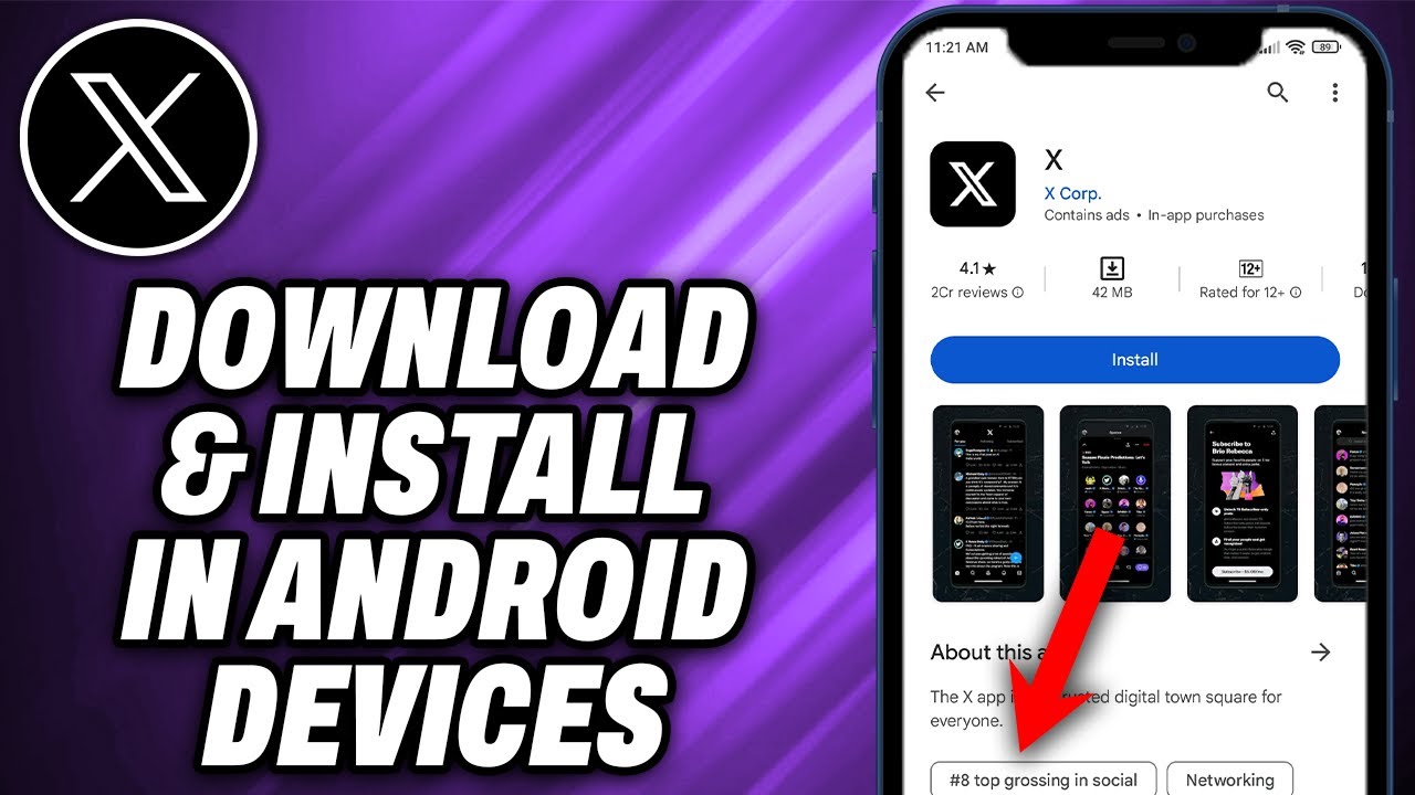 How To Download & Install Twitter Or X App in Android Devices - YouTube