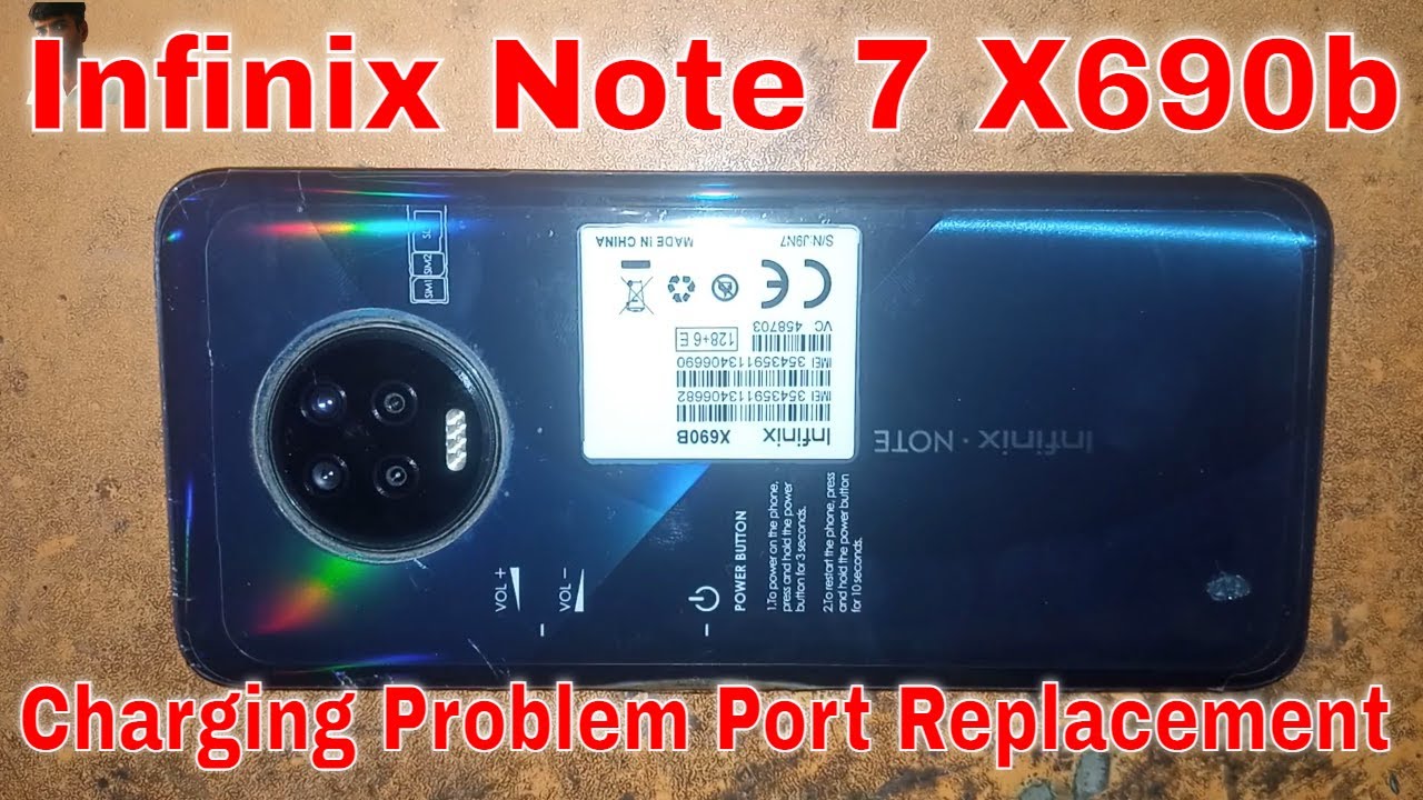 infinix note 7 charging port replacement Infinix Note 7 X690b Charging ...