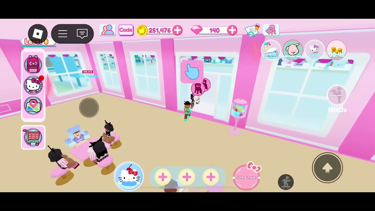 Roblox my hello Kitty café tycoon Christmas - YouTube