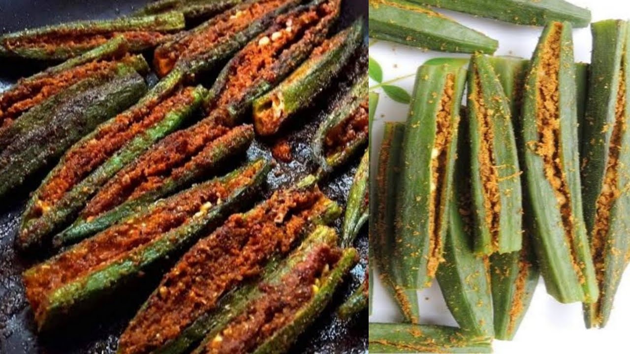 Stuffed ladyfinger recipe||Lady finger recipe||vegitable recipe by ...