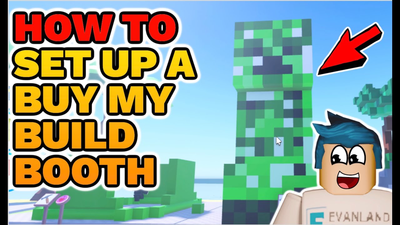 HOW TO SET UP A WORKING STAND IN BUY MY BUILD ROBLOX || FREE ROBUX ...