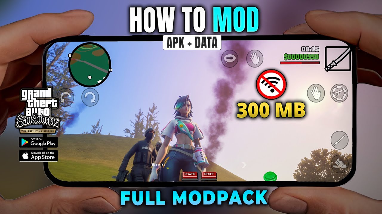 How to Install MODS in GTA SA Definitive Edition Mobile (Android) | 60 FPS Modpack 2025🔥 - YouTube
