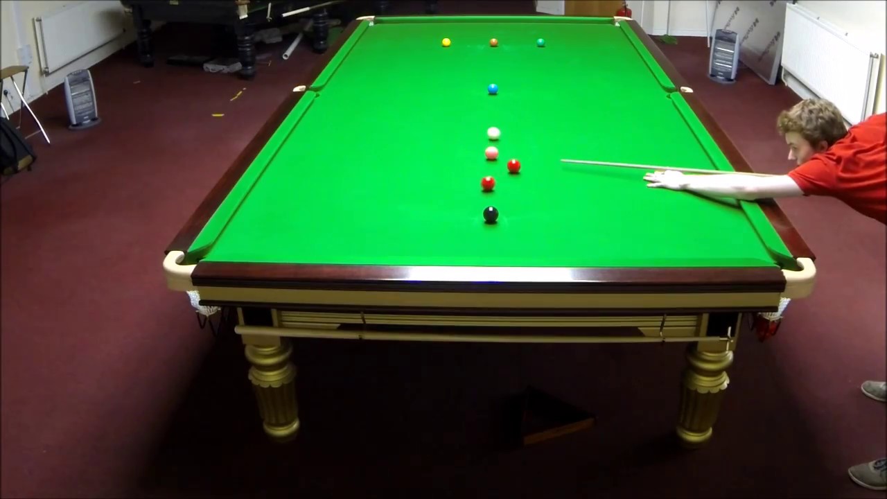 Snooker back to back centuries with shot selection! - YouTube