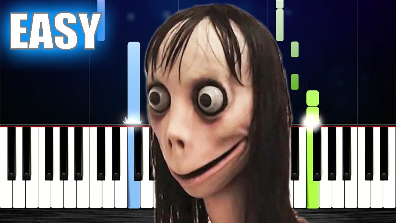 La Cancion de Momo (Halloween) - EASY Piano Tutorial by PlutaX - YouTube
