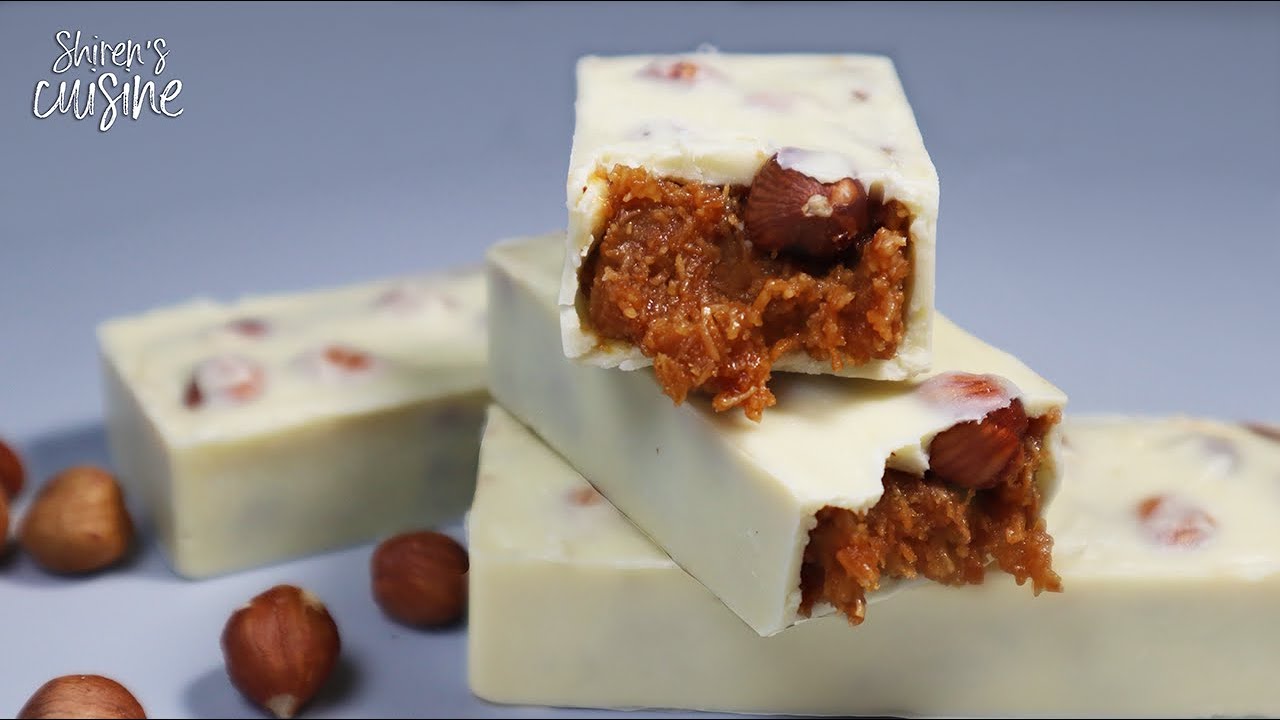 Better than the Viral Bar - Caramel Kataifi White Chocolate Bar - YouTube
