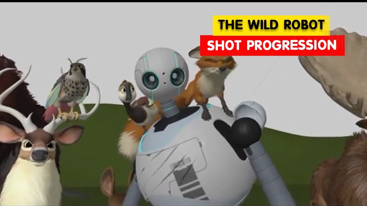 The Wild Robot | Roz Shot Progression | Animation Breakdowns | 3D ...