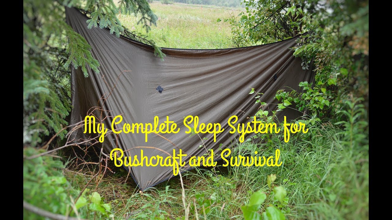 My Bushcraft Survival Complete Sleep System - YouTube