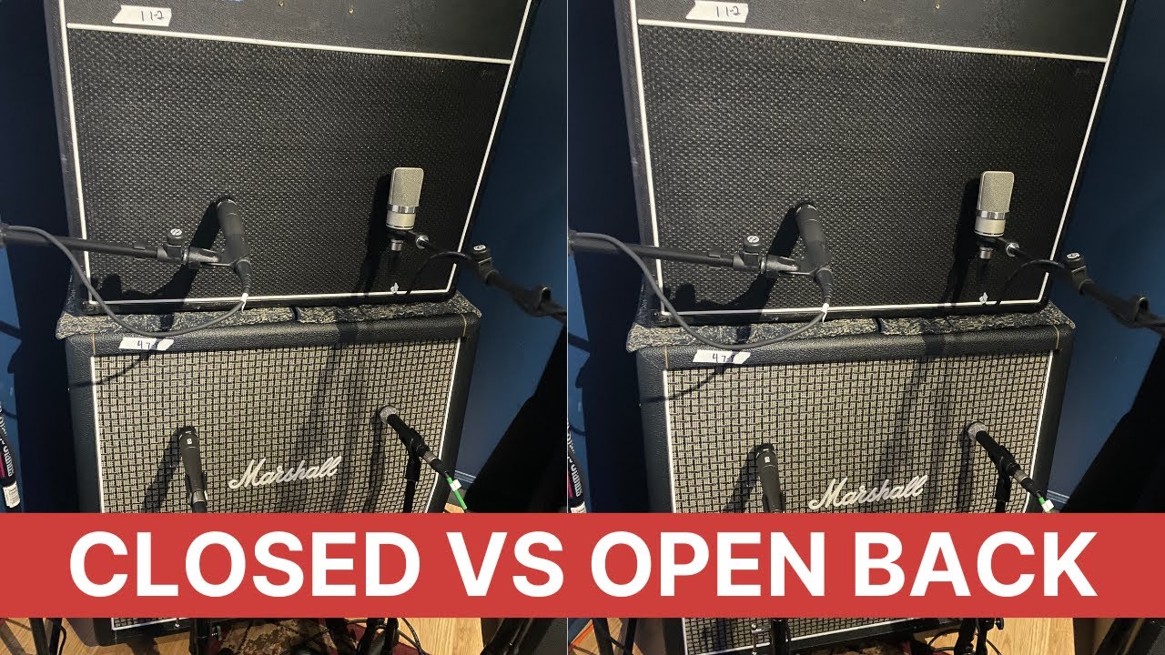Closed Back VS Open Back CABS - YouTube