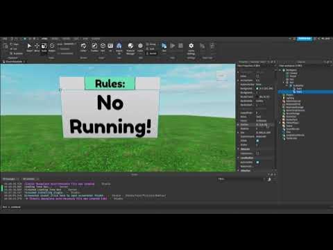 How to make a Text in Roblox studio! - YouTube