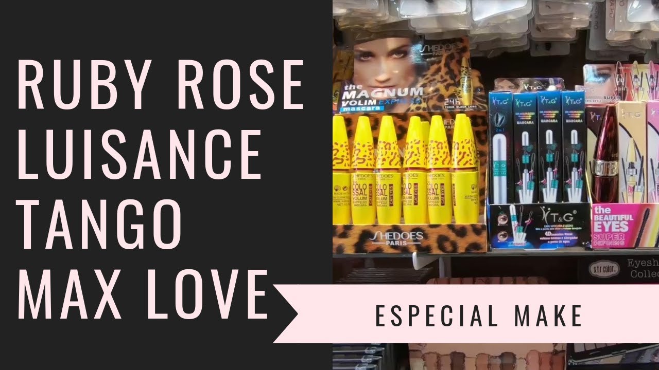 Brás - exclusivo tour de maquiagens - make Ruby Rose-Luisance-Tango - YouTube