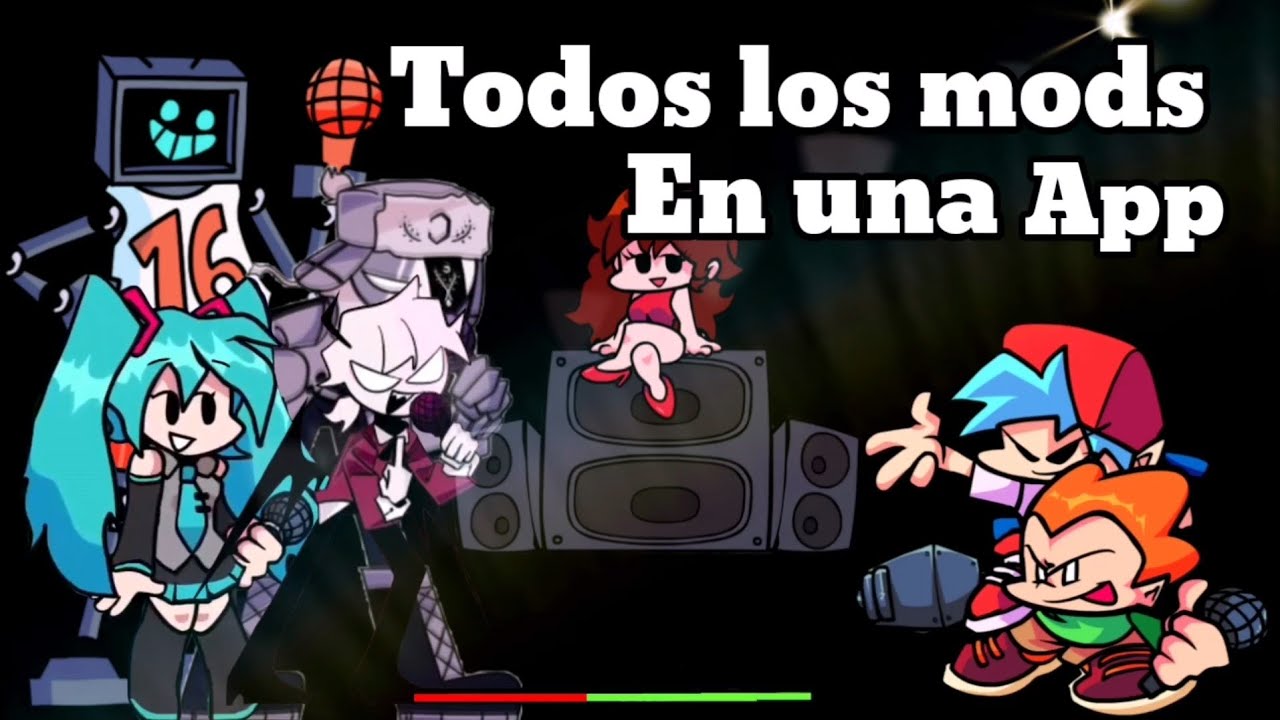 Friday night funkin para android gama media con todos los mods - YouTube