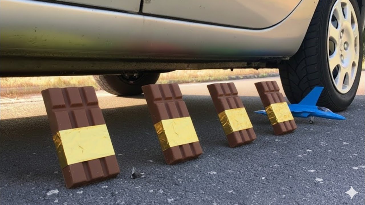 Car Wheel Crushing Everything 😳 | Oddly Satisfying #shorts - YouTube