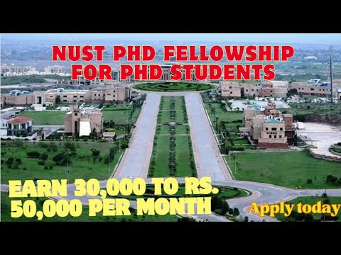 NUST PHD Fellowship for PHD students| Best Opportunity | - YouTube