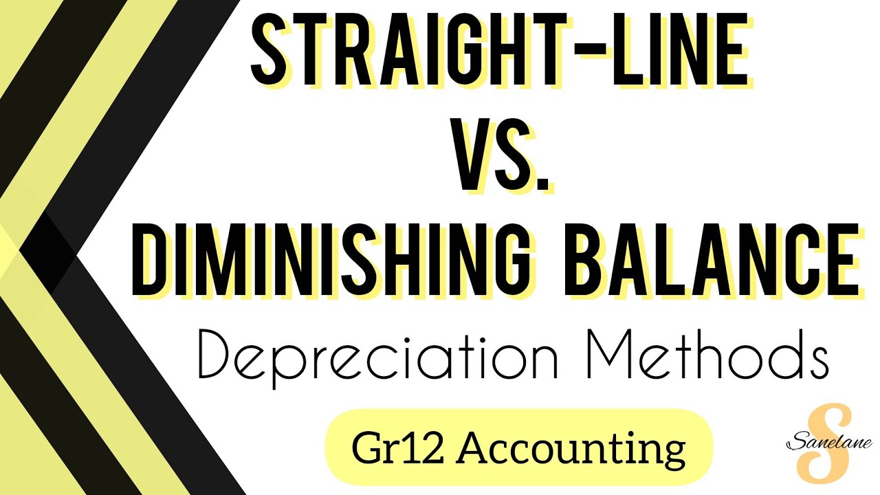 Grade 12 Accounting | Straight line method vs. Diminishing balance ...