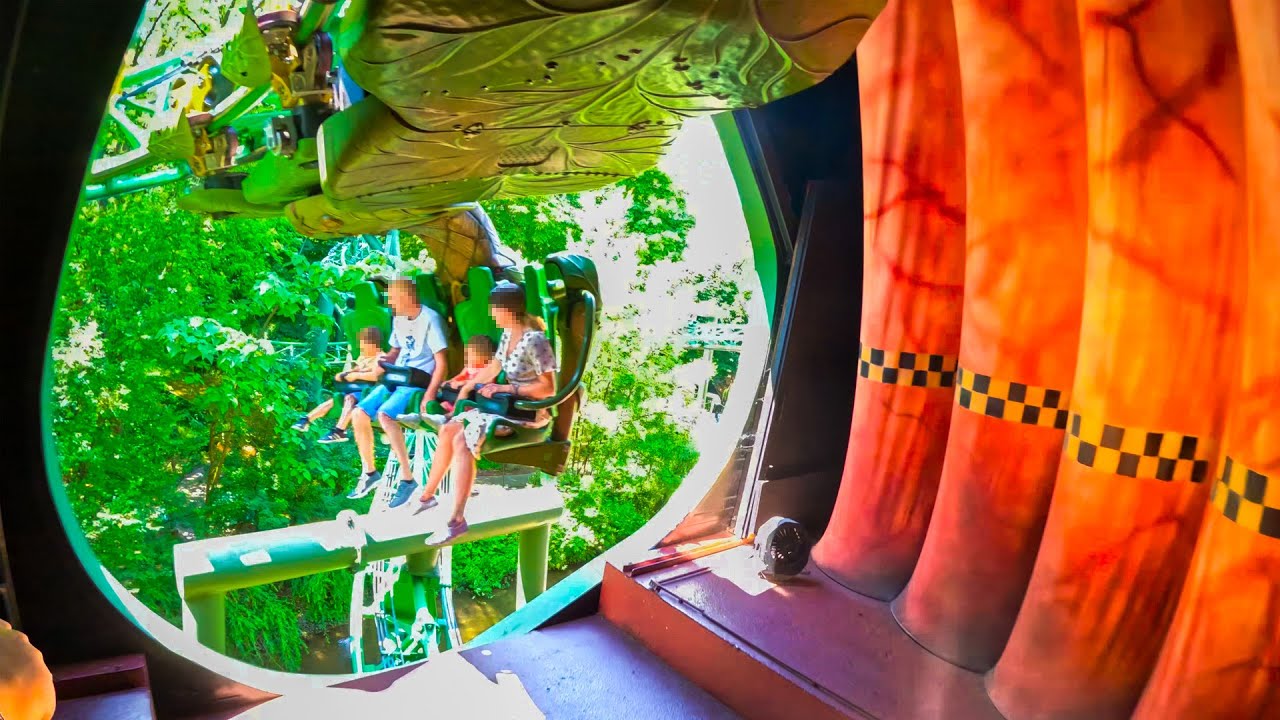 Arthur POV – Europa Park Mack Inverted Powered Coaster - YouTube