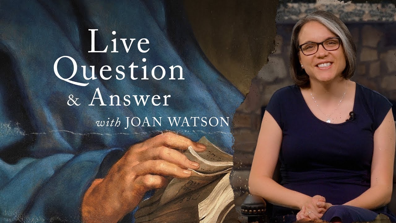Live Q & A with Joan Watson - YouTube