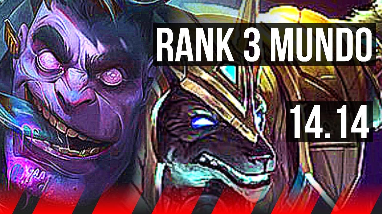 DR. MUNDO vs NASUS (TOP) | Rank 3 Mundo, Legendary, 45k DMG, 11/3/8 ...