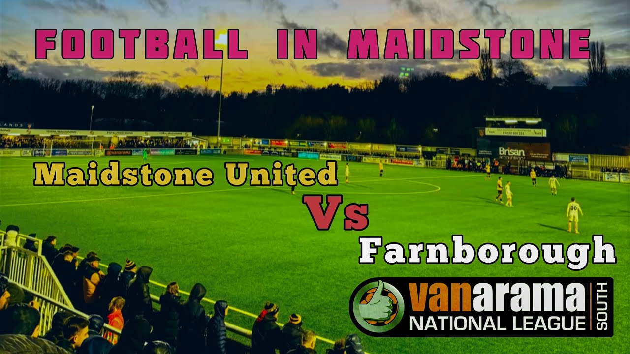 Football In Maidstone UK | National League S | Maidstone Utd Vs ...