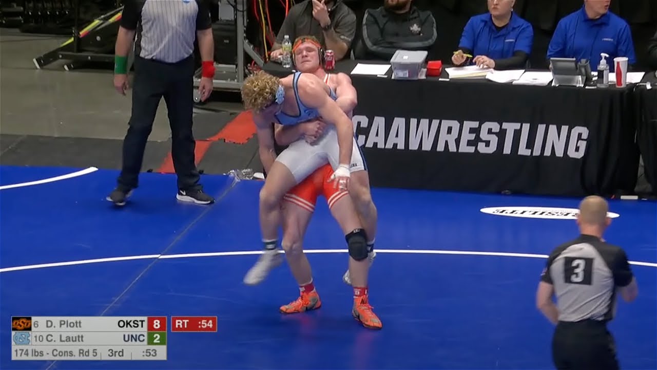 174lbs Dustin Plott (Oklahoma State) vs Clay Lautt (North Carolina ...