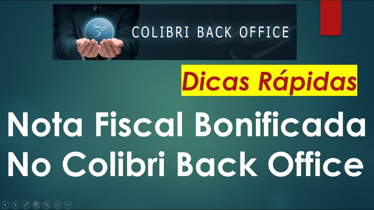 COMO COLOCAR NOTA BONIFICADA NO COLIBRI BACK OFFICE? Te ensino tudinho aqui. - YouTube