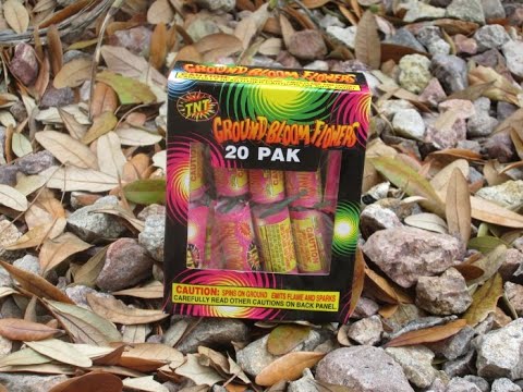 TNT Fireworks - Ground Bloom Flower ground spinner - YouTube