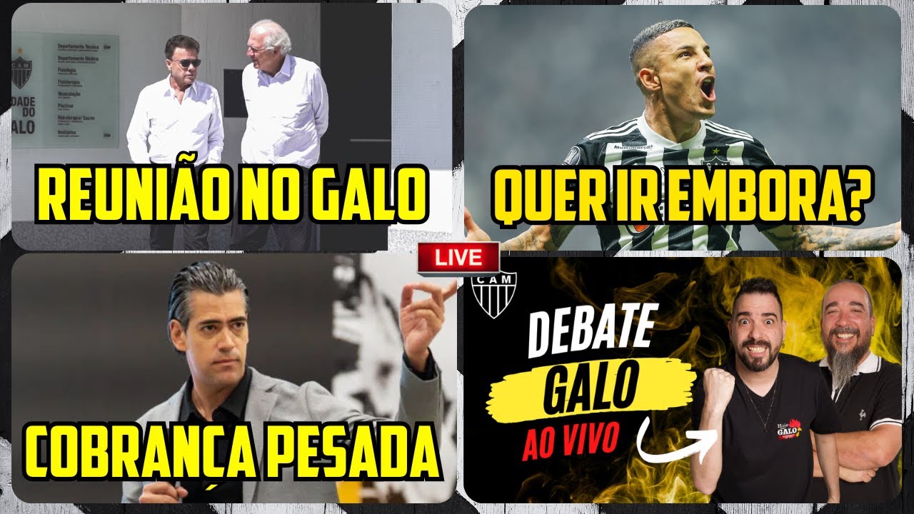 🔥 COBRANÇA NO GALO E MOMENTO CRÍTICO 🔴 PROGRAMA DEBATE GALO AO VIVO ...
