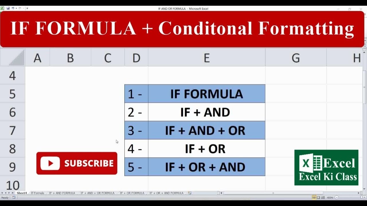 IF FORMULA Part 1 IF AND OR Formula In Excel With MULTIPLE CONDITIONS IF AND OR SERIES if-formula-part-1-if-and-or-formula-in-excel-with-multiple-conditions-if-and-or-series