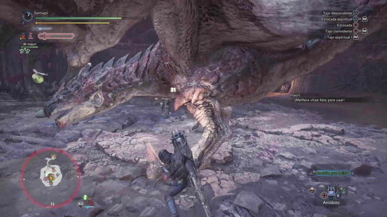 MHW: Matando un rathalos con geralt - YouTube