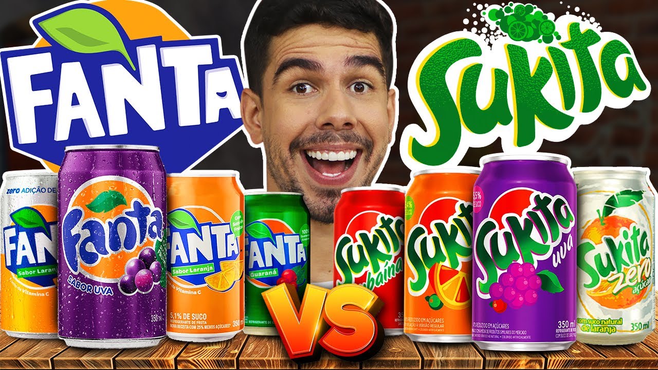 FANTA VS SUKITA, qual o Melhor Refri de Laranja? (Duelo de Marcas ...
