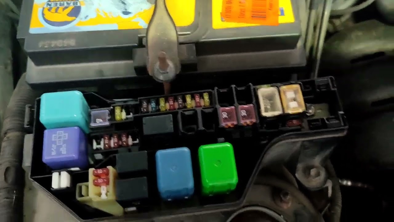 Lexus IS200 OBD Diagnostic Port Local and Fusebox - YouTube