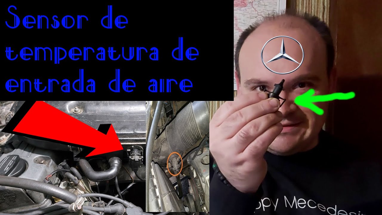 ㉦Mercedes Ke-Jetronic㉦ - 🇪🇸El sensor de temperatura🌡 de entrada de aire ...