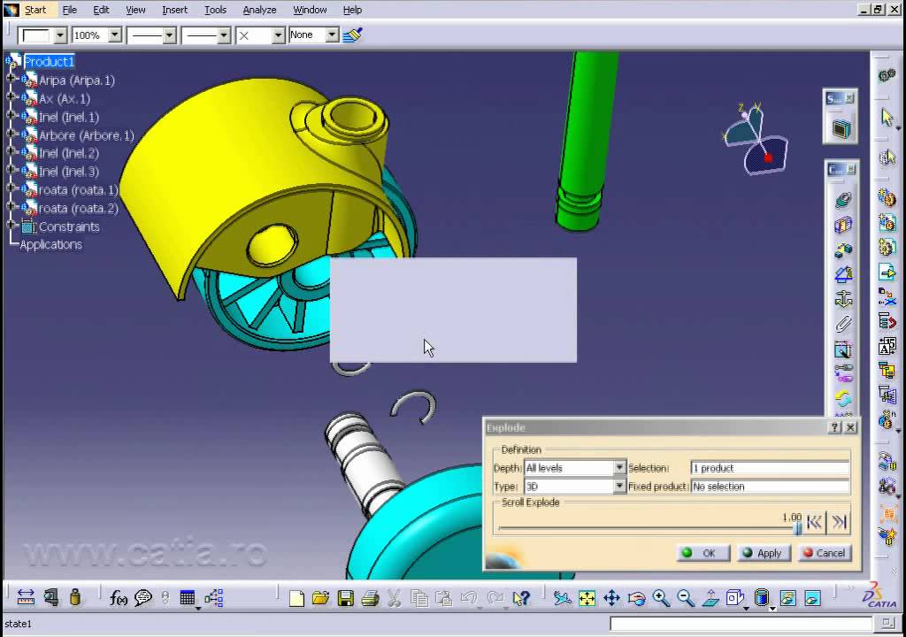catia video tutorial 9 - YouTube
