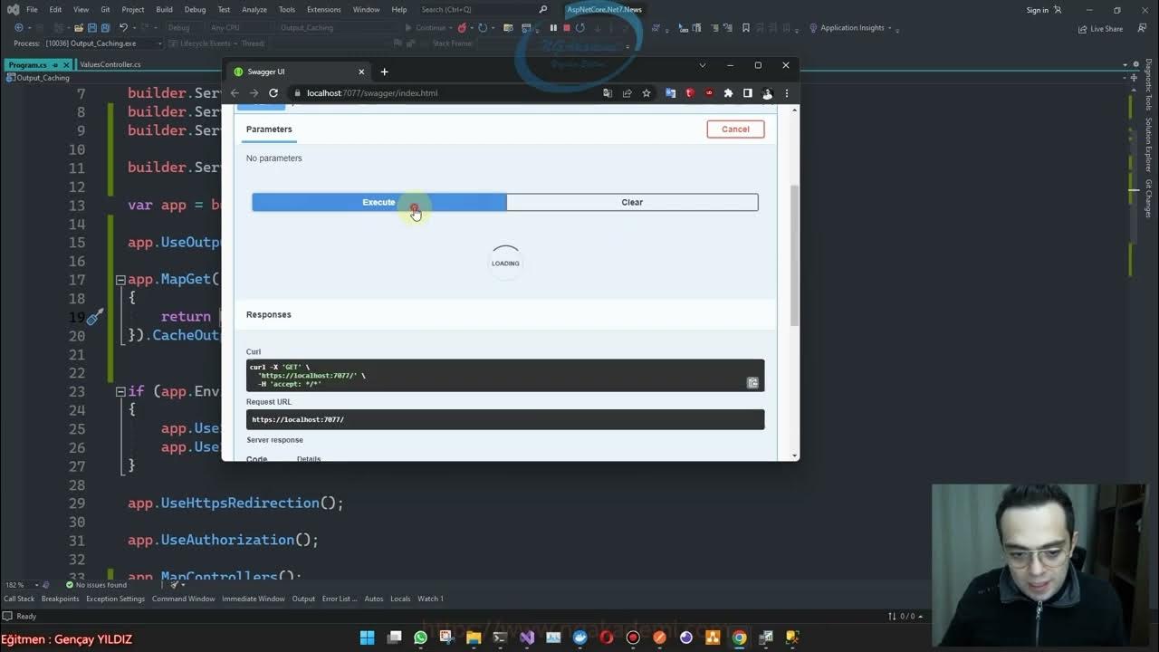 .NET 7 Yenilikleri #2 | Asp.NET Core 7.0 - Output Caching - YouTube