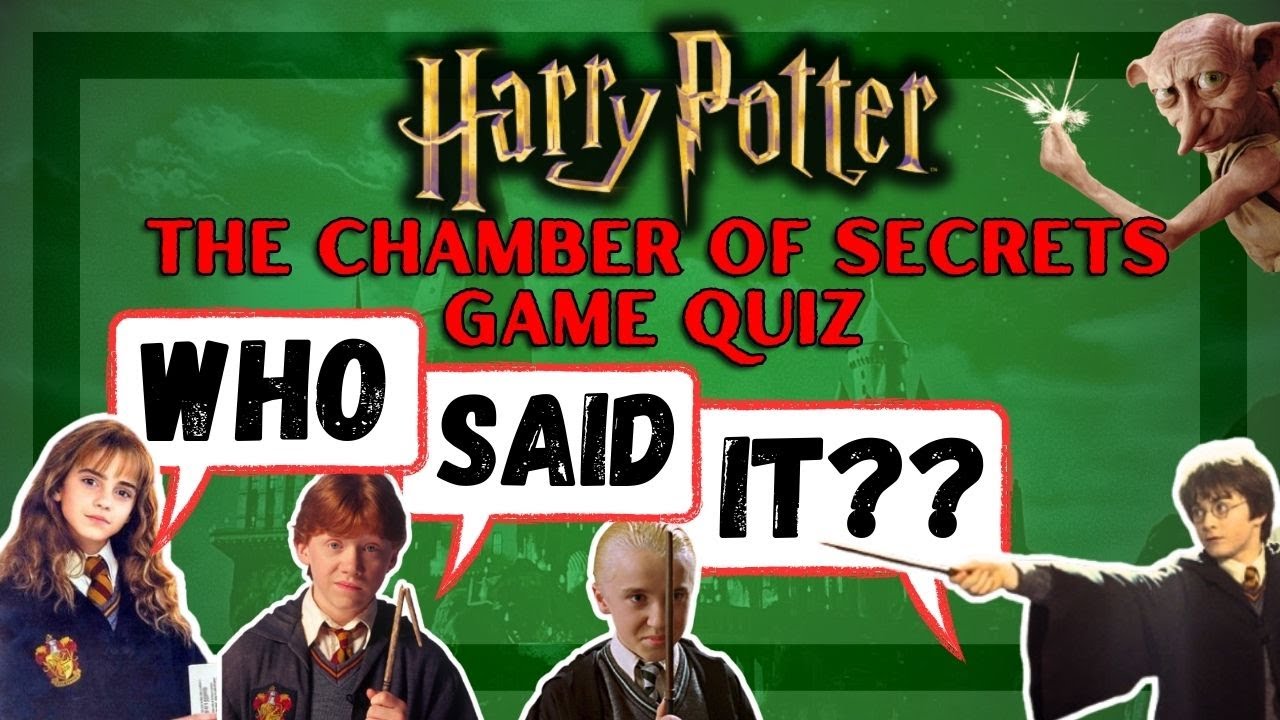 Harry Potter and the Chamber of Secrets Movie Quote Trivia Game Quiz ...